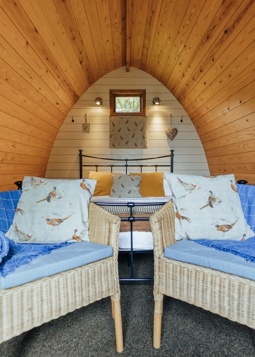 Glamping in our Cosy Wooden Pods for two Blackwater / Schiehallion